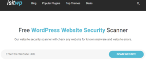 Free WordPress Website Security Scanner by IsItWP