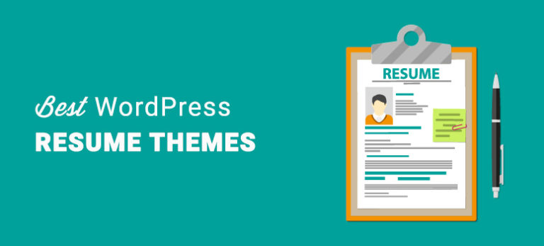 19 beste WordPress-Lebenslauf-Themes für einen großartigen ersten Eindruck