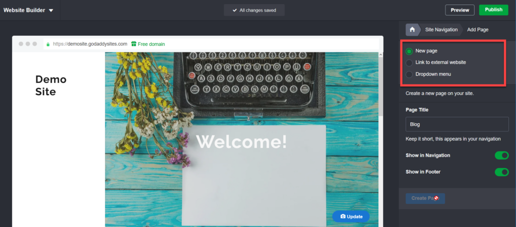 GoDaddy Website Builder Review: (aka Websites + Marketing)