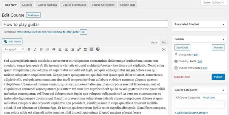 How to Create an Online Course With WordPress (Step by Step)