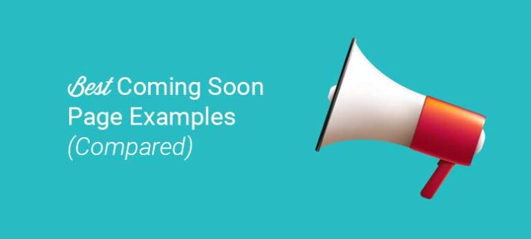 24+ Best coming Soon Page Examples for Inspiration