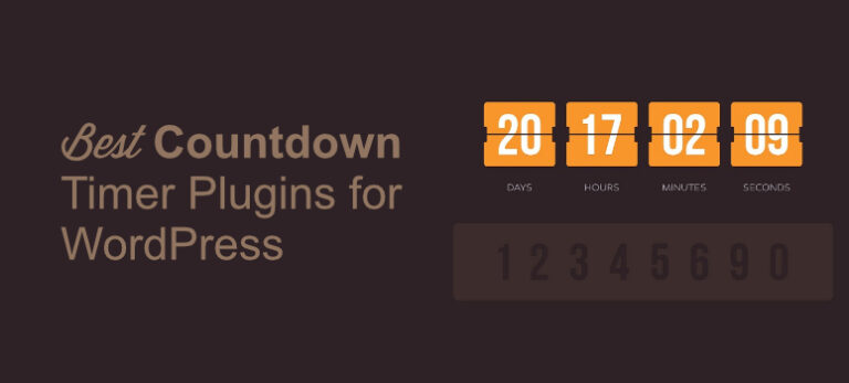 7 Best WordPress Countdown Timer Plugins (Compared)