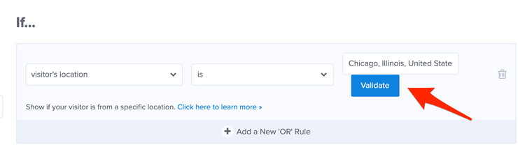 How to Create a Popup Based on Location