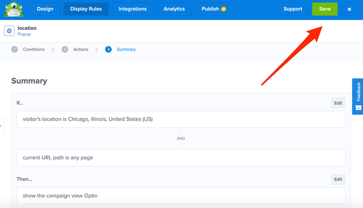 How to Create a Popup Based on Location