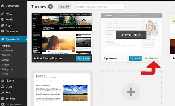 How To Preview Your Wordpress Theme Before It Goes Live